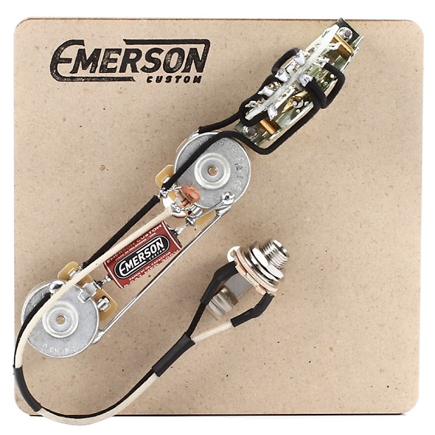 Emerson Tele Wiring Kit - 500k HH Telecaster | Reverb