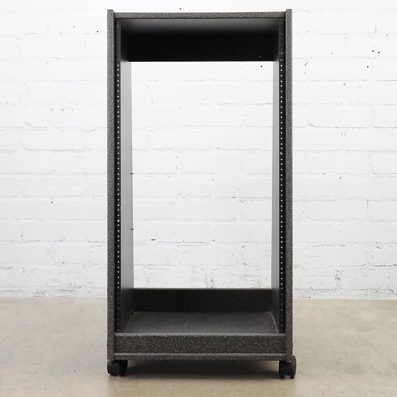 KK Audio 20U 20-Space Slanted Rolling Studio Rack Case w/ | Reverb