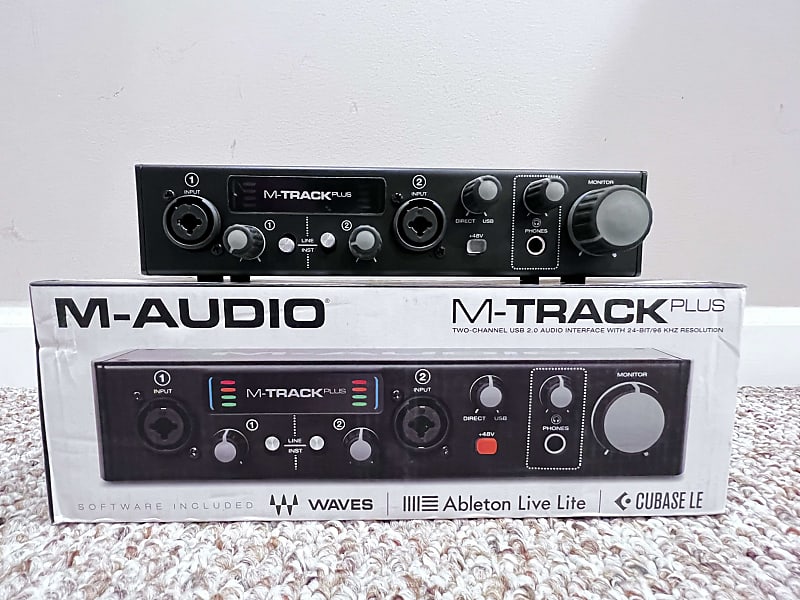 M-Audio M-Track Plus - Black | Reverb