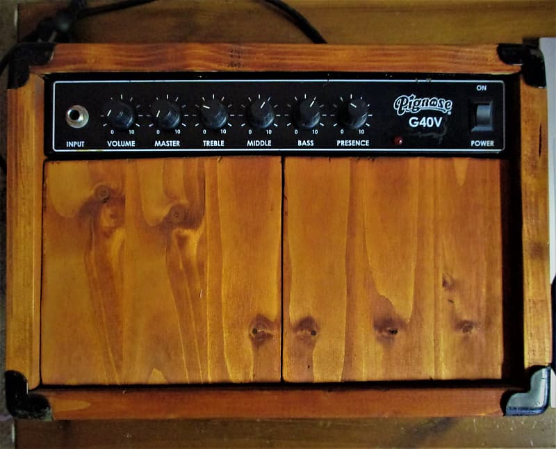 Pignose G40V head in handmade cabinet with Sovtek 5881 | Reverb