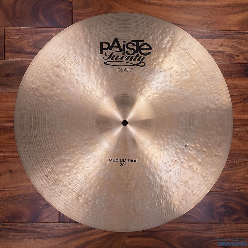 PAISTE 20" TWENTY MASTERS MEDIUM RIDE CYMBAL (PRE-LOVED) | Reverb UK