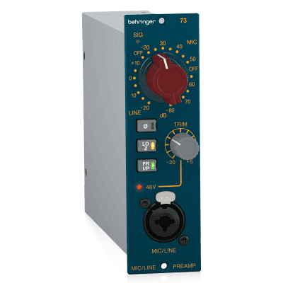 Behringer 73 500-Series Microphone Preamp | Reverb