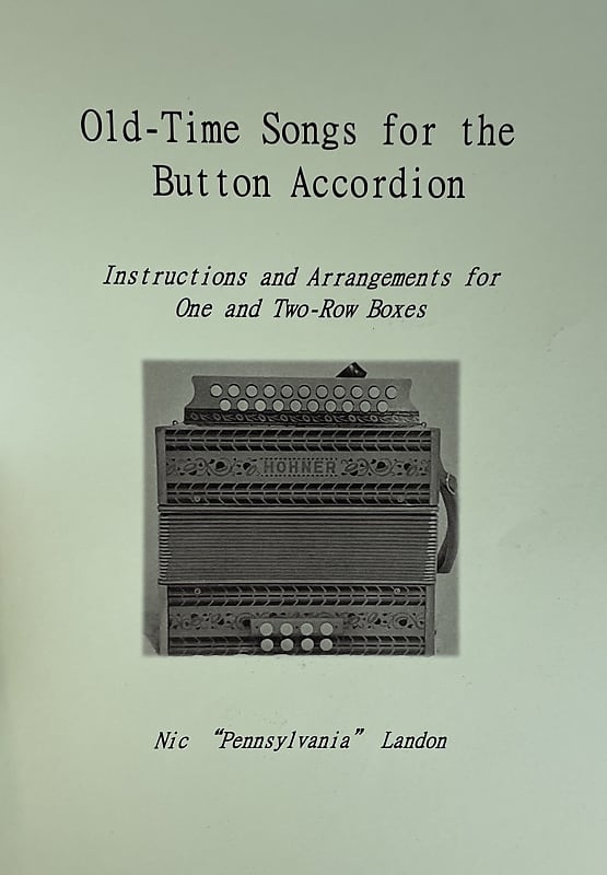 Old-Time Songs for the Button Accordion | Reverb