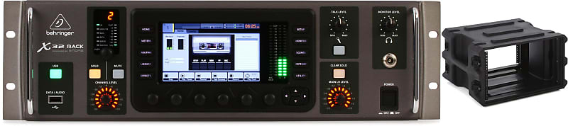 Behringer X32 Rack 40-channel Rackmount Digital Mixer Bundle | Reverb