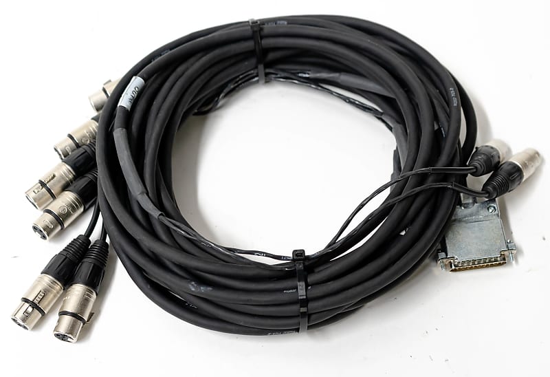 Redco TGS-2 Custom Studio Snake Breakout Cable - DB25 to XLR | Reverb