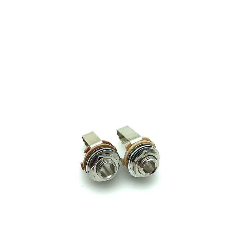 2 Switchcraft 1/4” Jacks - Nickel | Reverb