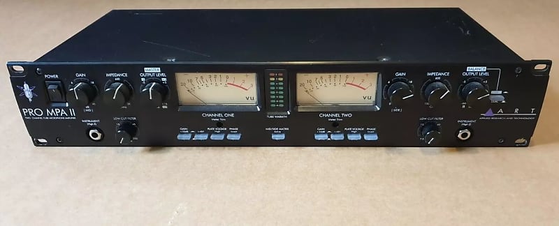 ART PRO MPA II 2 Channel Tube Valve Stereo Preamp Studio | Reverb