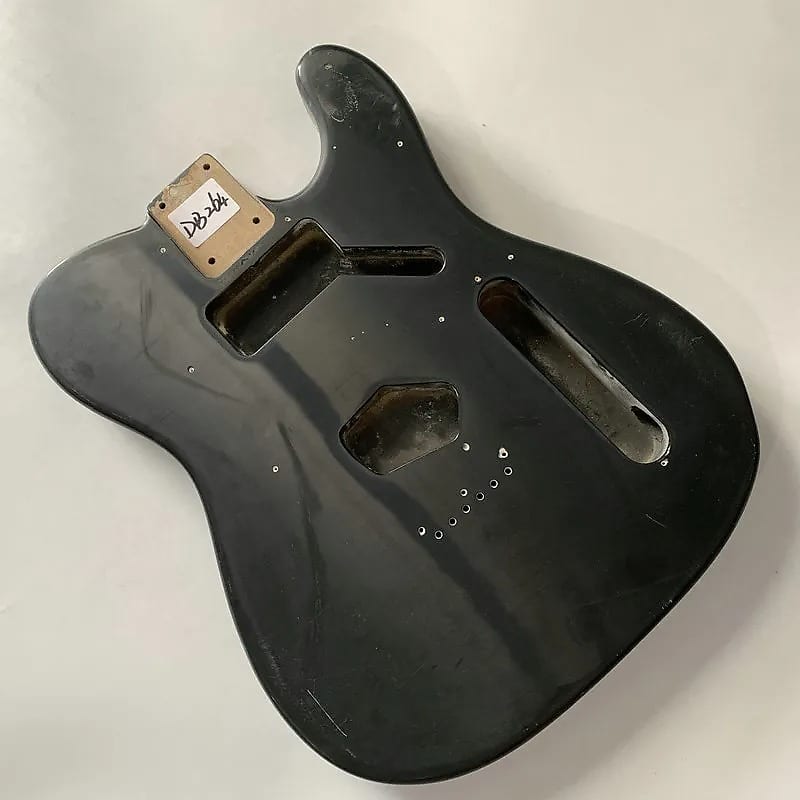 Black Telecaster Tele Style Guitar Body | Reverb