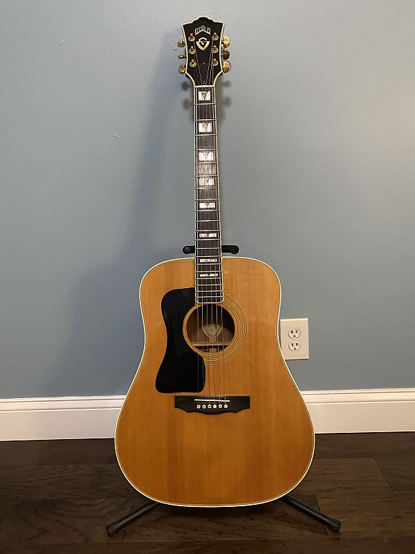 Left handed Guild D-55 NT | Reverb