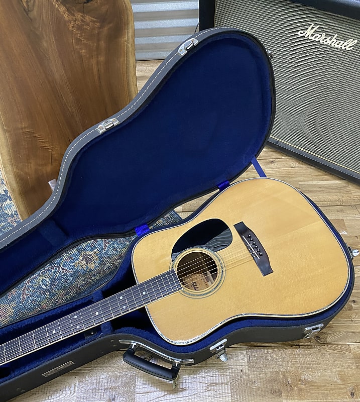 1975 Morris W-28 - D-28 Martin Copy - Natural - Dreadnaught | Reverb