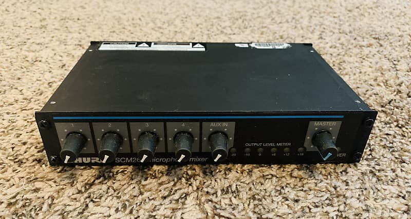 Shure SCM268 4-Channel Microphone Mixer | Reverb