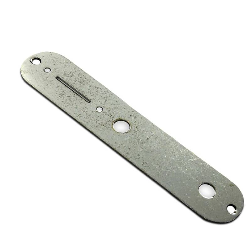 Gotoh Relic Telecaster Compatible Control Plate - Chrome | Reverb