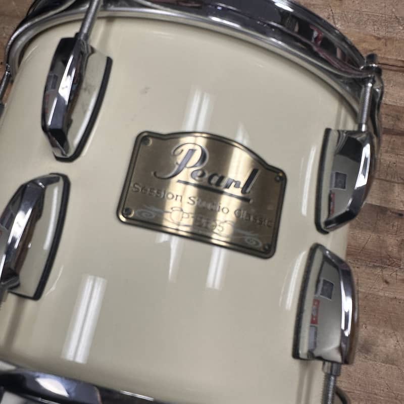 Used - Pearl 7x10 Session Studio Classic Tom Antique Ivory | Reverb