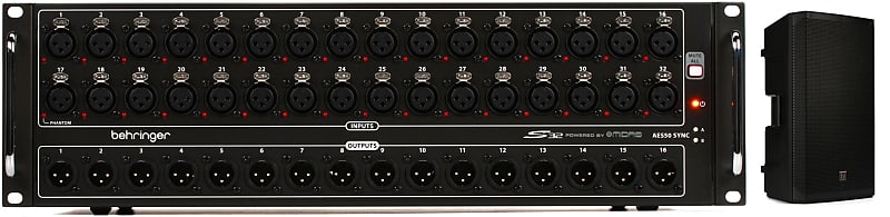 Behringer S32 32 x 16 Digital Stage Box Bundle with | Reverb