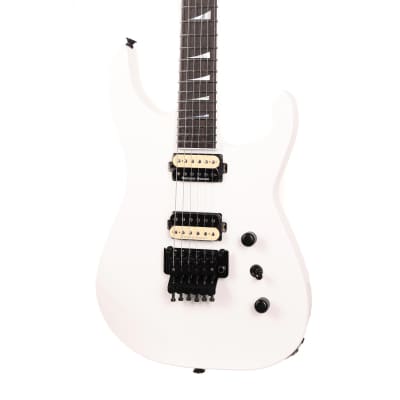 Jackson Custom Shop Reverse Headstock Soloist Snow White | Reverb