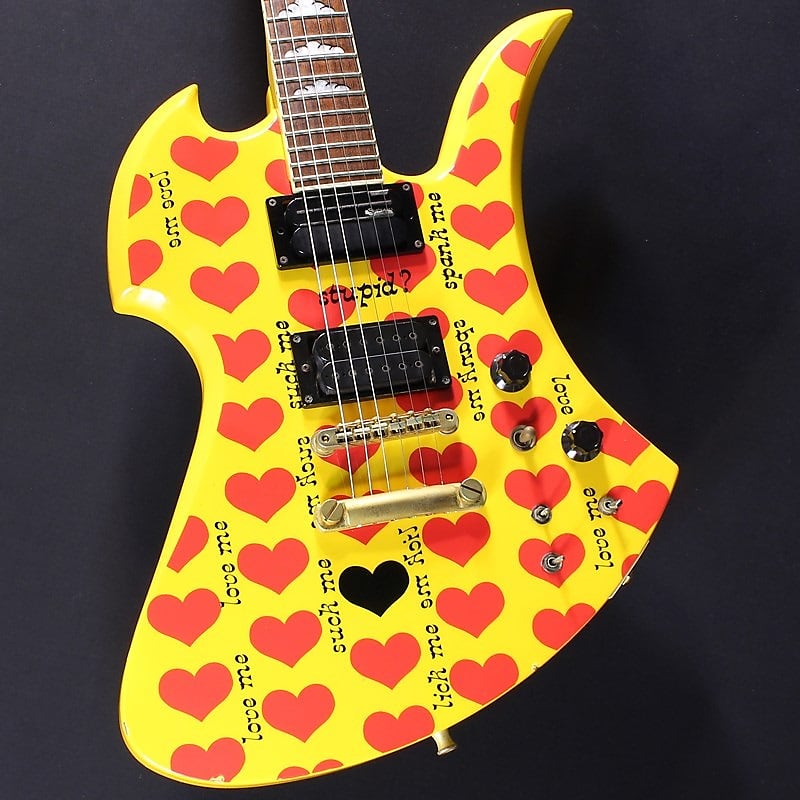 FERNANDES / Burny [USED] MG165S HY (YELLOW HEART) [hide | Reverb