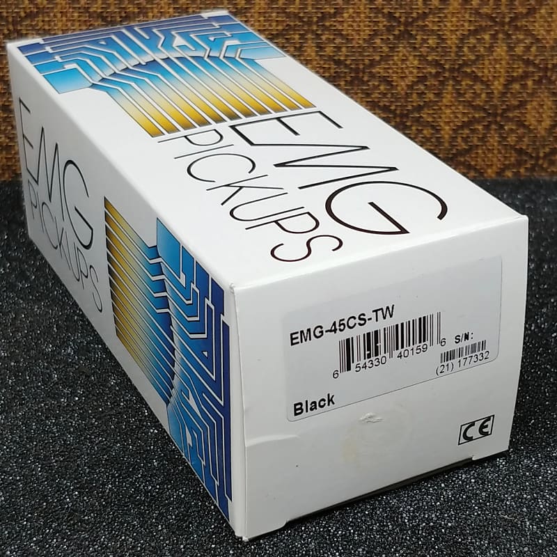 EMG 45CS-TW Active Bass Pickup - Black - Open Box New Old | Reverb