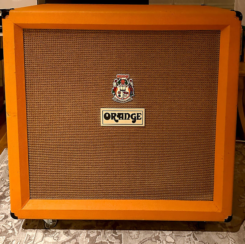 Orange ppc412 from 1976 vintage empty cab 4x12 cabinet ppc | Reverb