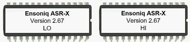 Ensoniq ASR-X Version 2.67 EPROM Firmware Upgrade | Reverb Deutschland