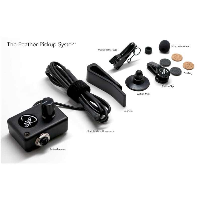 MEXICAN FOLK HARP PICKUP, "THE FEATHER" with FLEXIBLE | Reverb