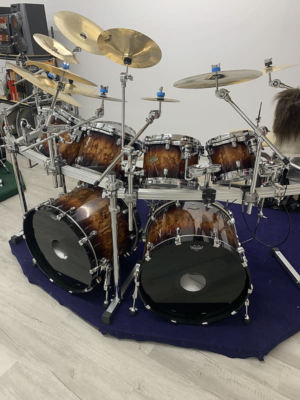 Tama Starclassic birch walnut 2020 - Molten brown burst | Reverb
