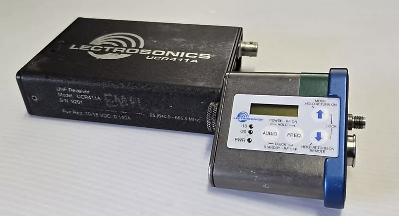 Lectrosonics UCR411A Receiver + SMQV Transmitter BLOCK 21 | Reverb