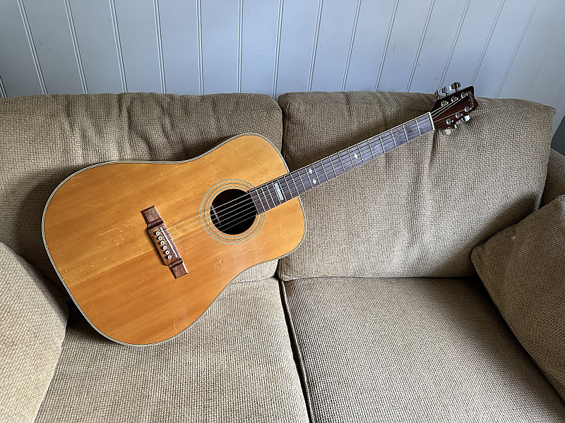 Washburn D93 limited edition Herringbone 1993 - Natural | Reverb