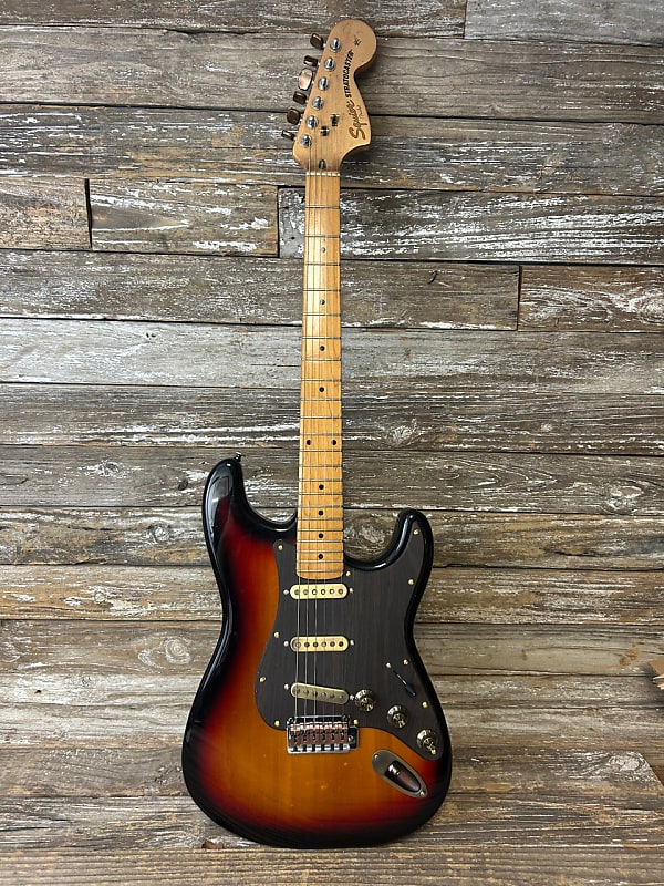 Used Squier Stratocaster 3TSB W/Mods | Reverb