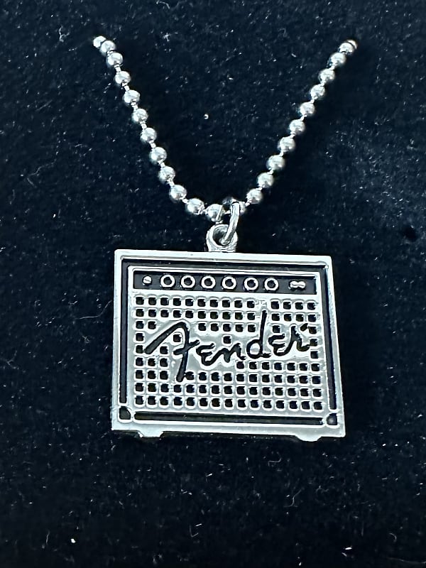 Fender Amp Necklace 90s NOS Guitar Jewelry Memorabilia | Reverb