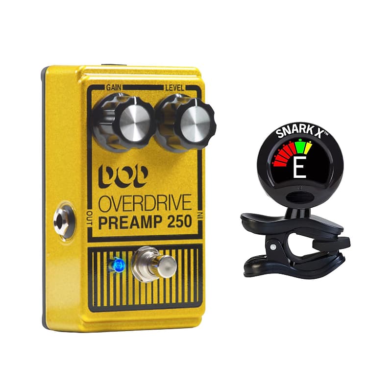 Digitech DOD 250 Overdrive Preamp Pedal w/ Snark X Clip-On | Reverb