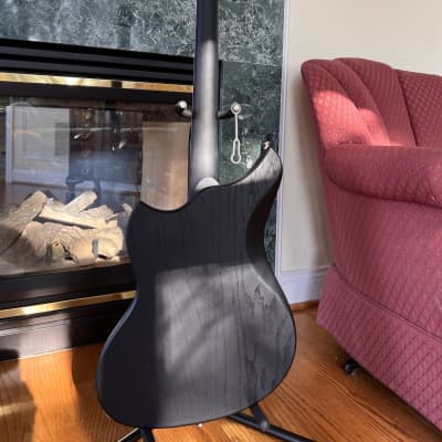 Dunable Yeti - Matte Black, Ash Body, Slugwolf Pickups, Aged | Reverb