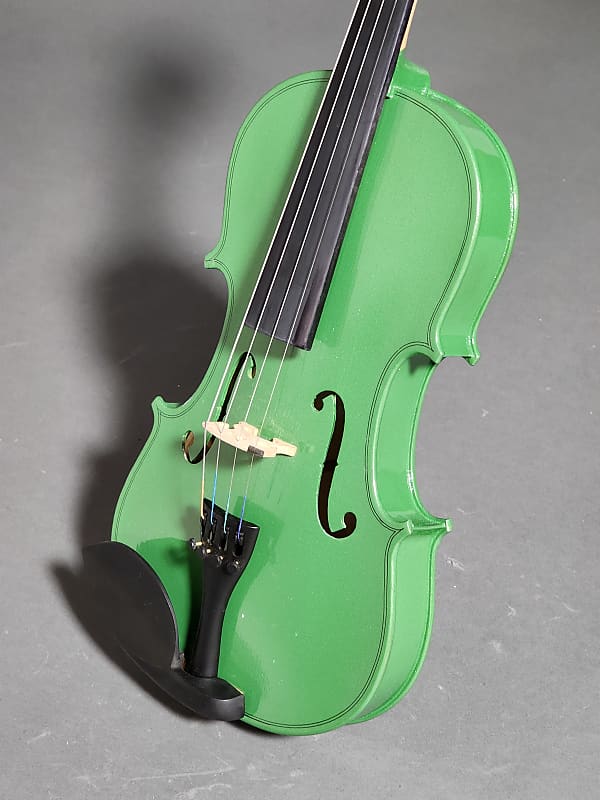 No Name 4/4 Metallic Green Violin 2020's - with Case and Bow | Reverb