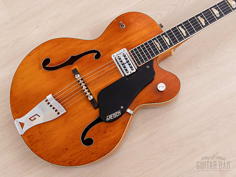 1958 Gretsch 6191 Streamliner Vintage Guitar Western Orange | Reverb