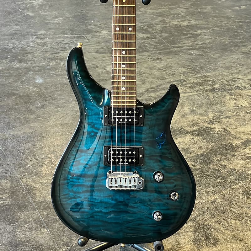 Ed Roman Quicksilver w/Case - Dark Turquoise Burst | Reverb