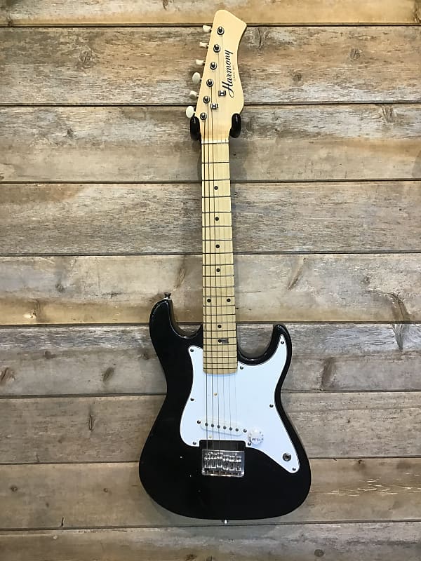 Harmony Mini Strat 90s - Black | Reverb