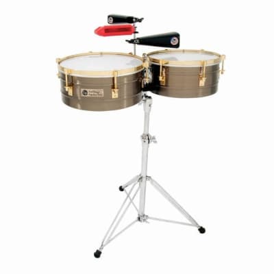 Latin Percussion Karl Perazzo Prestige 14' and 15" Timbales | Reverb
