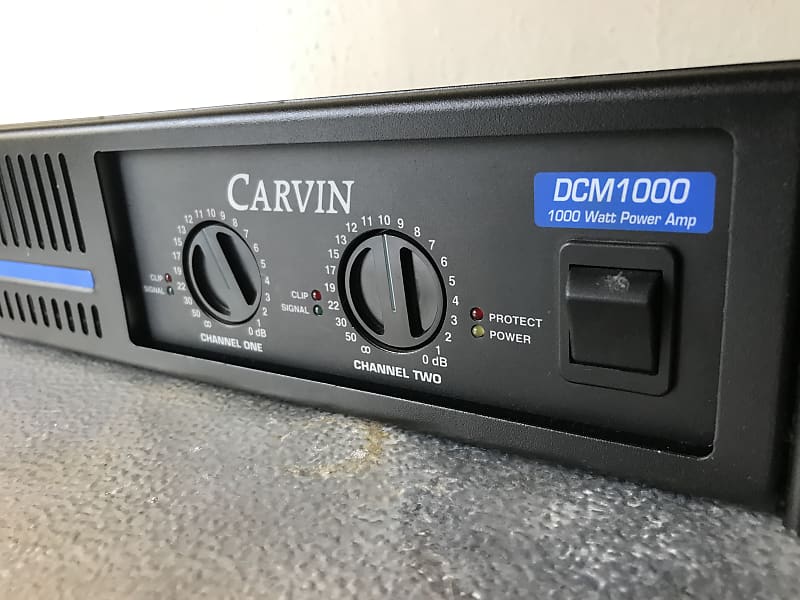 Carvin DCM1000 1000W Power Amp Stereo Amplifier #36321 | Reverb