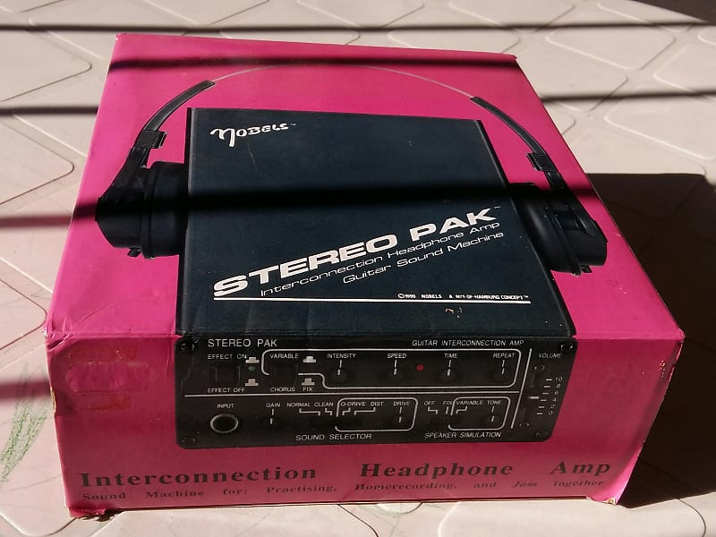 Nobels Stereo Pak (Interconection headphone amp) 1990 MIK | Reverb