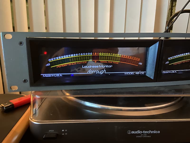 Dorrough Dorrough Loudness Meter 40-C2 Racked Pair 1995 | Reverb
