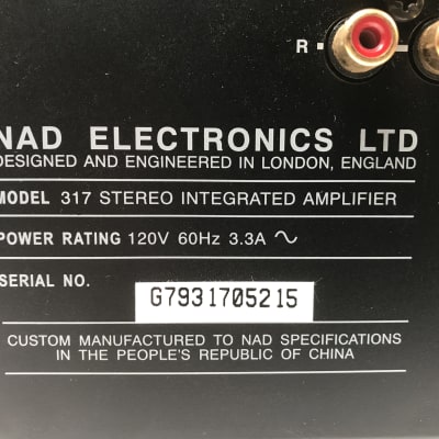 NAD Model 317 Stereo Integrated Amplifier | Reverb