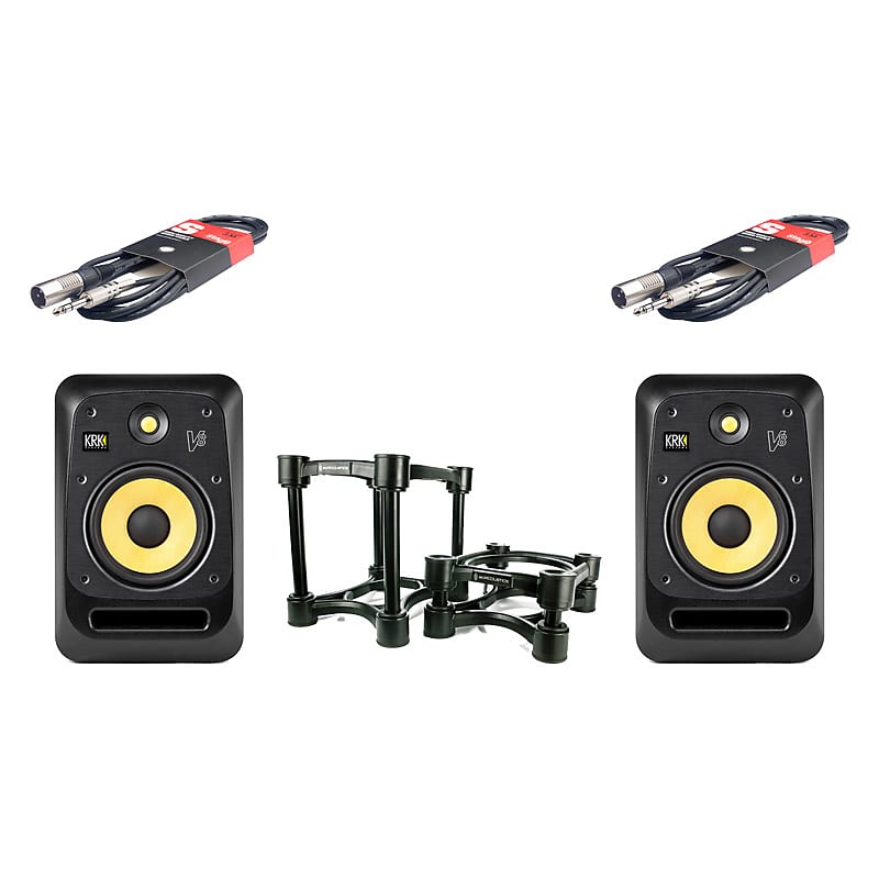 KRK V8S4 Active Studio Monitor Bundle | Reverb