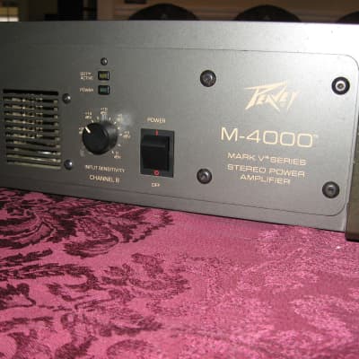 Peavey M4000 Stereo Power Amp with Builtin Active Crossover | Reverb