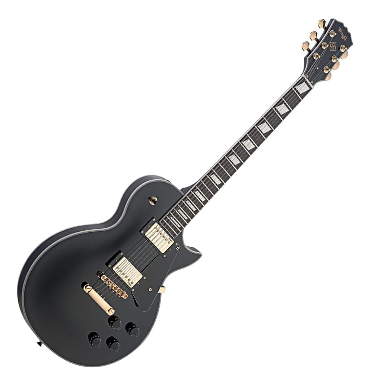 Stagg L400-BK Classic Rock "L" Electric Guitar - Black | Reverb