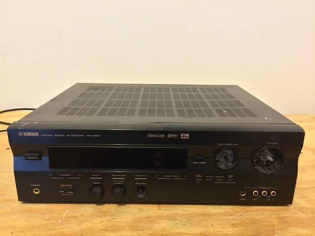 Yamaha HTR-5250 A/V stereo receiver 00's Black NO KNOBS but | Reverb