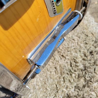 Vintage 1980's Ludwig Coliseum 8x14" Snare Drum W/ P87 Throw | Reverb