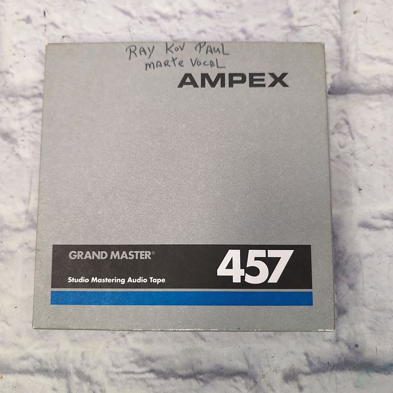Ampex 457 Grand Master 1/4" x 1800' 7" Reel to Reel Mastering | Reverb