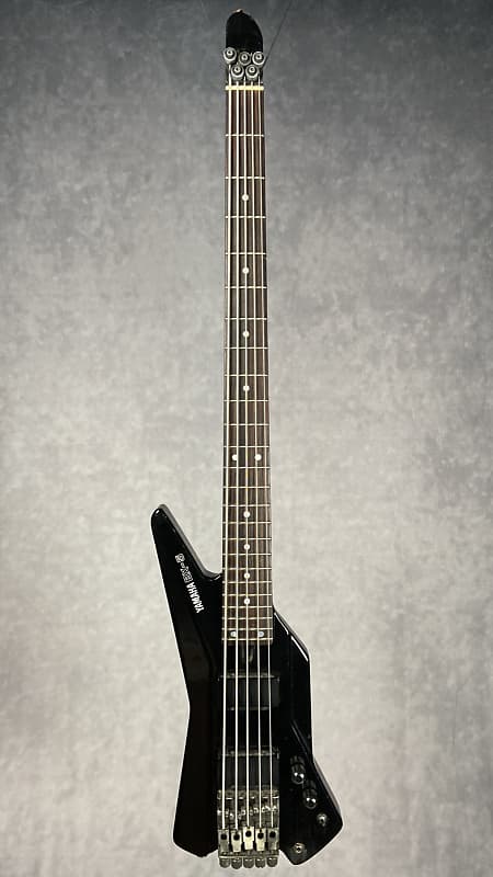 1987 Yamaha BX-5 Headless 5-String Bass - Black | Reverb