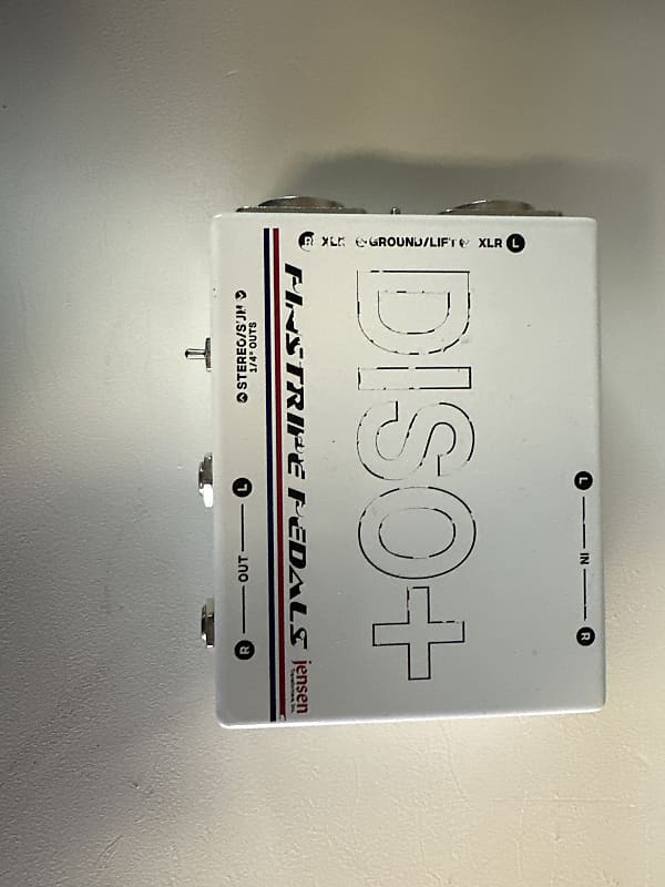 Pinstripe Pedals Diso+ original dual line isolator - White | Reverb