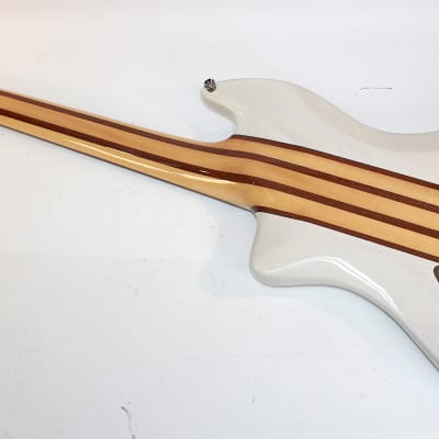 Lace Helix 5 String Thru-Neck Bass (Gen 3) • Trans White • | Reverb