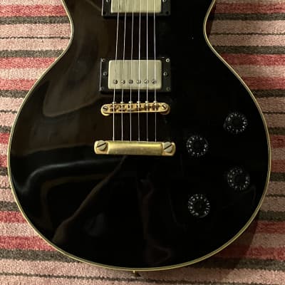 1989 Samick Les Paul Custom Script Open Book Headstock MIK | Reverb